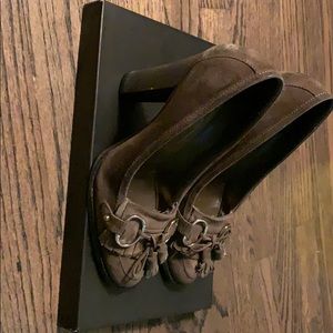 Gucci | Shoes | Gucci Scar Pelle S Cuoio 52 | Poshmark